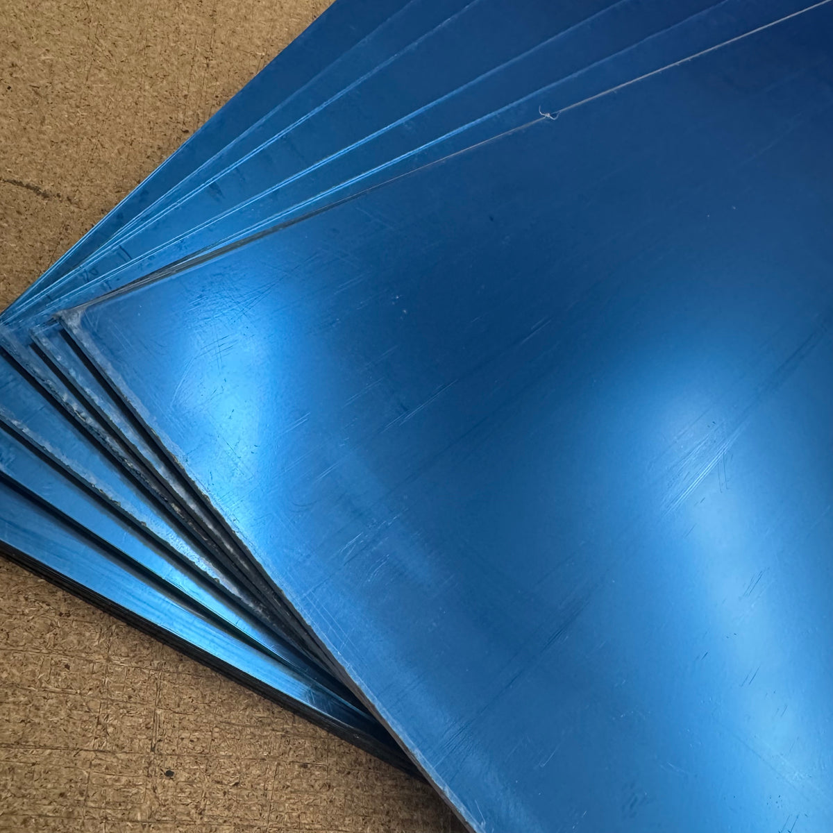 Sky Blue Mirror - 9 Pack - 300 x 600mm – Total Acrylic Supplies