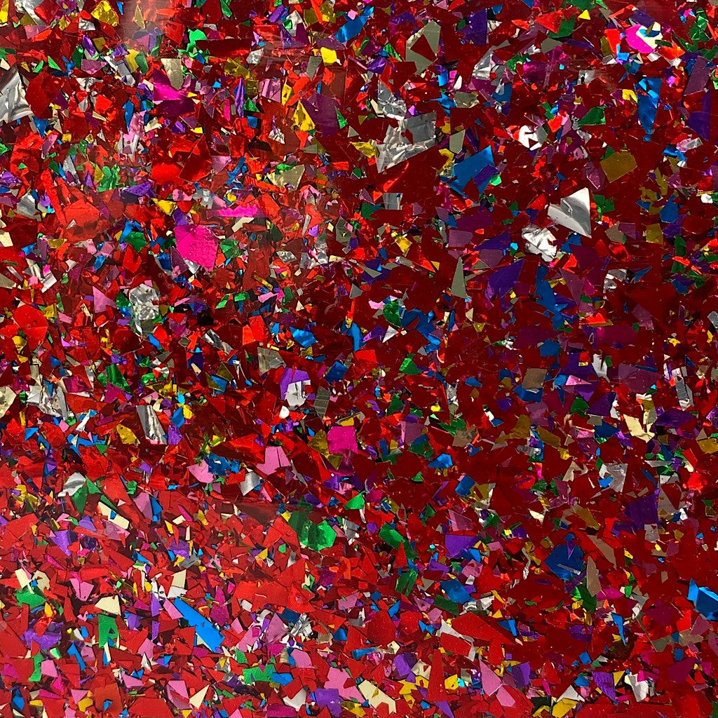 Red Funky Glitz - DISCONTINUED – Total Acrylic Supplies